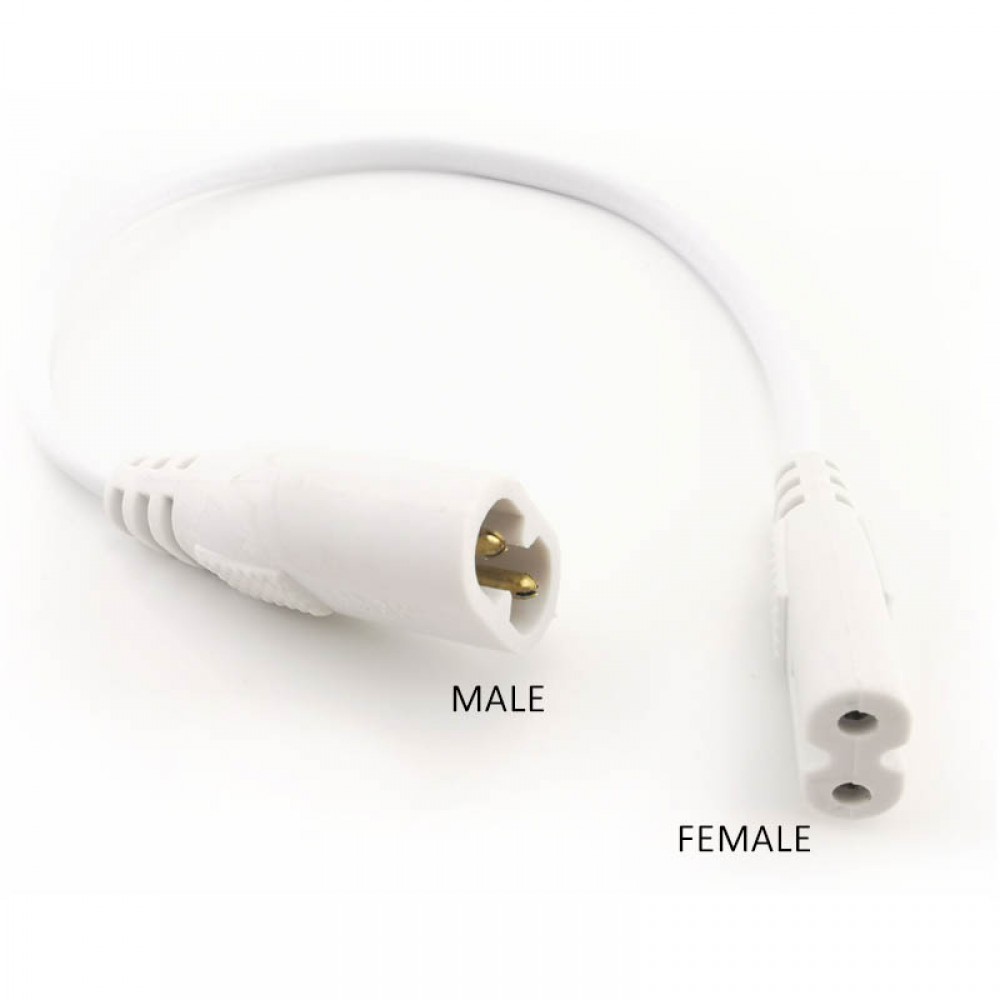 2 Pin Double End LED Tube Connector 30 cm