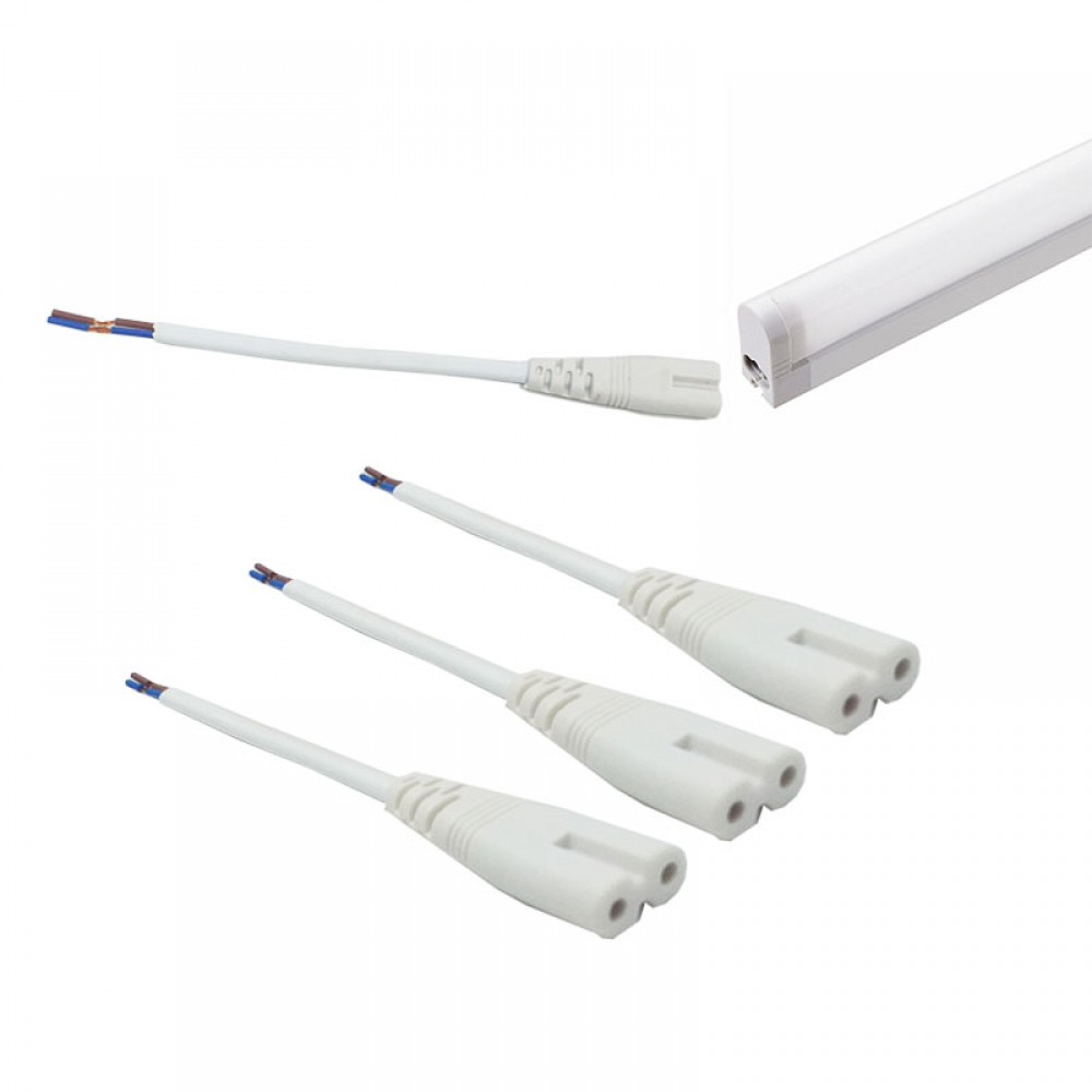 2 Pin Single End LED Tube Connector wire 15cm