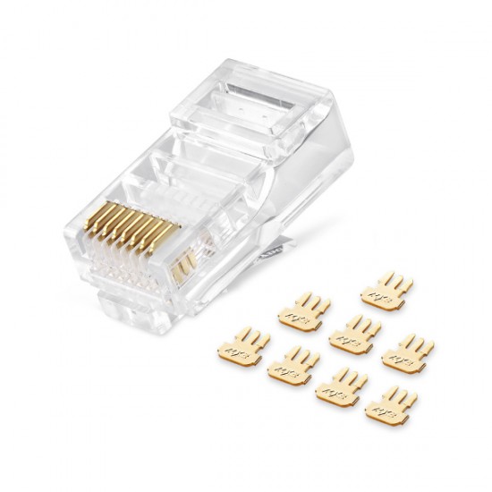 PowerSync Cat5/5e Modular Plugs Socket Network Ethernet Crystal Plug ...