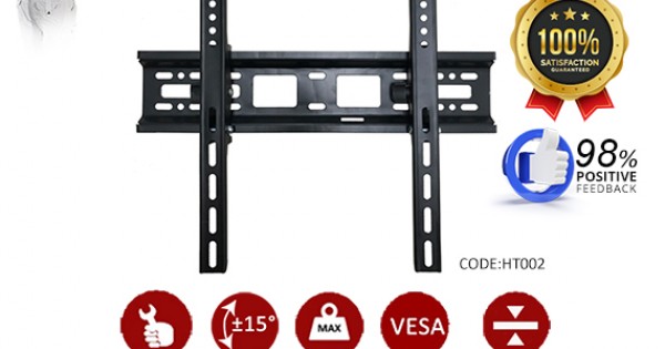 Adjustable Tilt Universal Wall Mount Bracket for 32-55 inch LED LCD TV ...