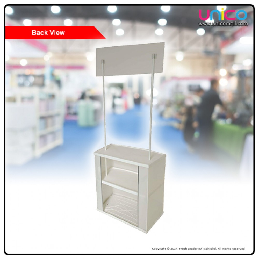 Folding Trade Show Promotion Table: Portable Counter Stand for Events ...