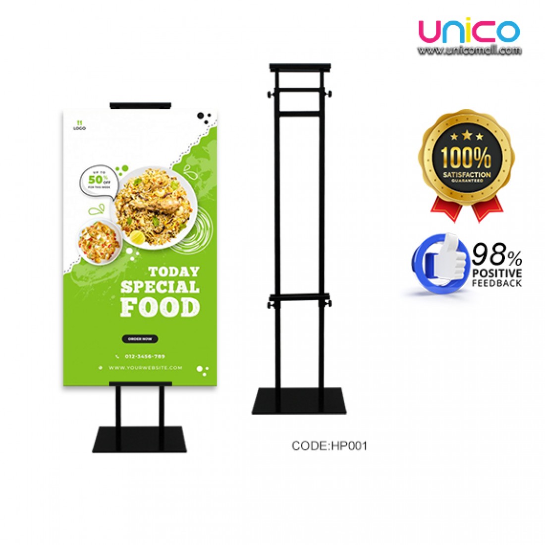 Versatile Banner Display Stand | Unicomall Malaysia