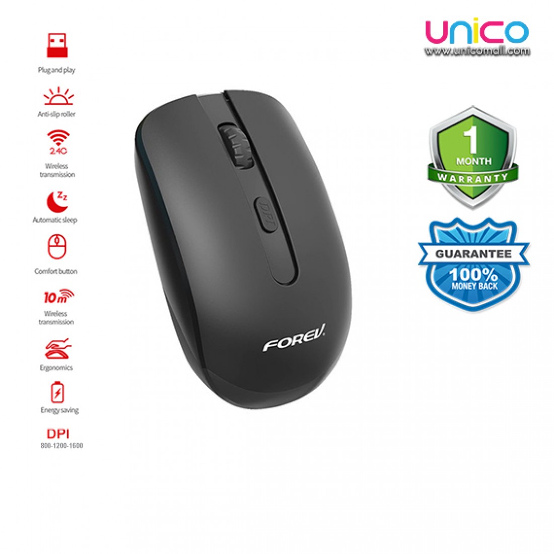 Get Precision and Convenience with Our Wireless Mouse with Adjustable DPI