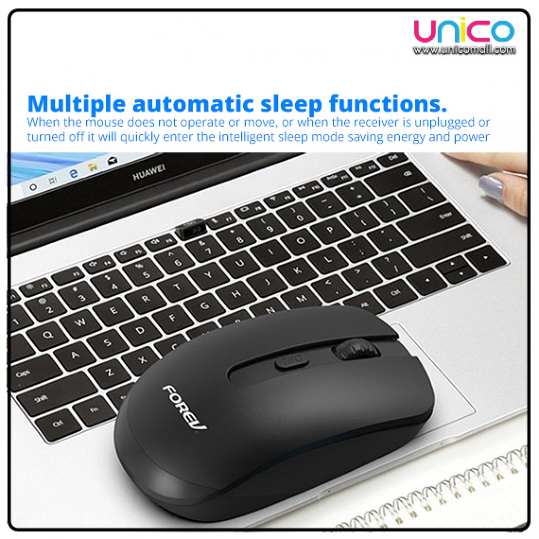 Get Precision and Convenience with Our Wireless Mouse with Adjustable DPI