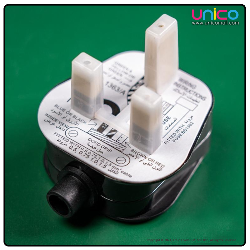 Premium 3 Pin Plug Cover Protection - Safeguard Your Devices at Unicomall