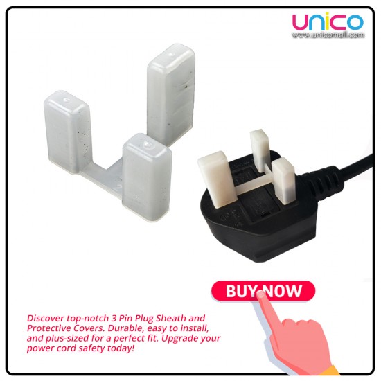 Premium 3 Pin Plug Cover Protection - Safeguard Your Devices at Unicomall