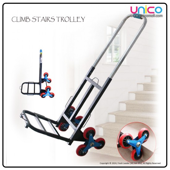 3 Wheel Stair Climber Trolley (100kg Capacity) | Unicomall