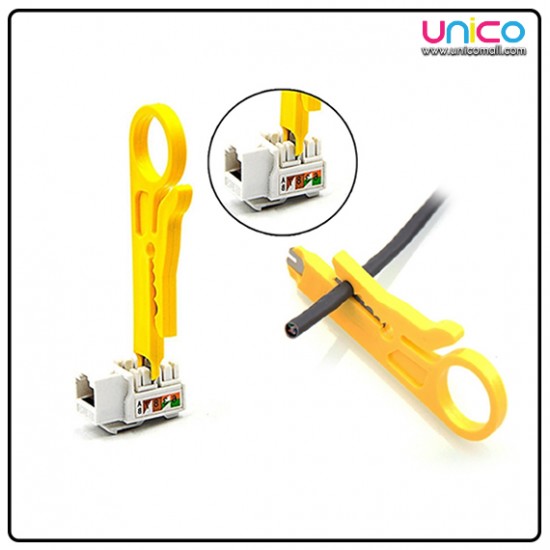 Buy RJ45 Punch Down UTP Cutter Stripper Cable |Unicomall.com