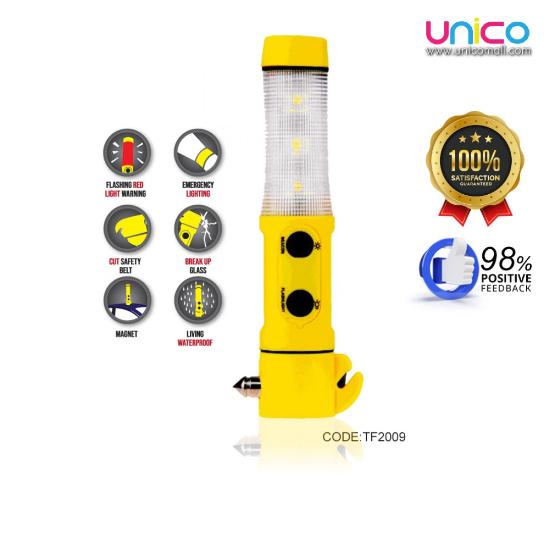 Unicomall Spotlight: Evio Asia Multifunction LED Torchlight for Car ...