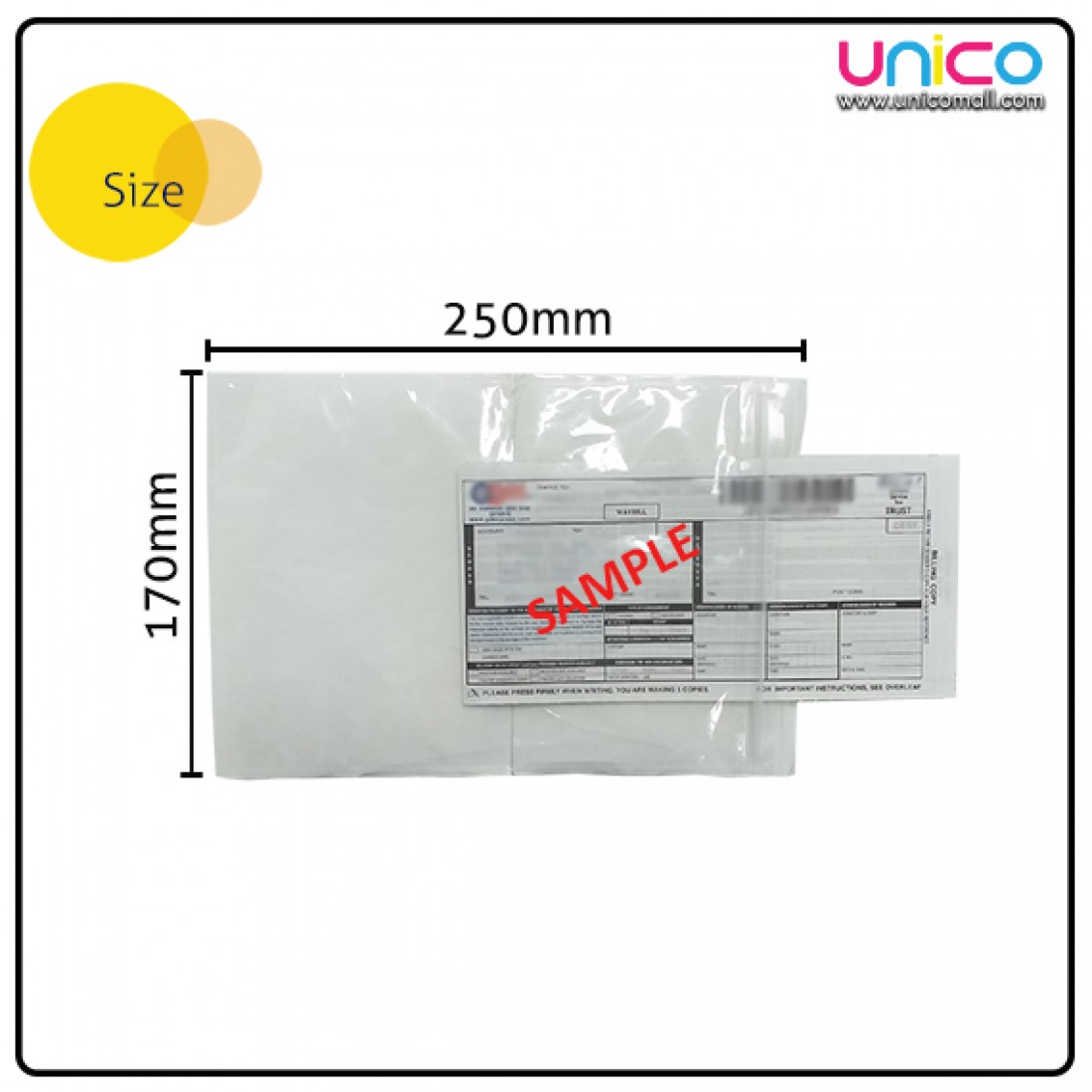 Get Organized with Consignment Note Pockets for Flyers - A5 Size (50pcs ...
