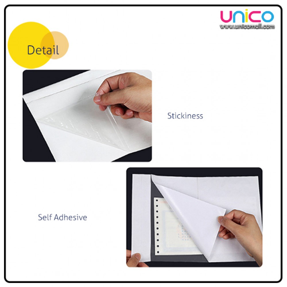 Get Organized with Consignment Note Pockets with PVC Zip for Flyers ...